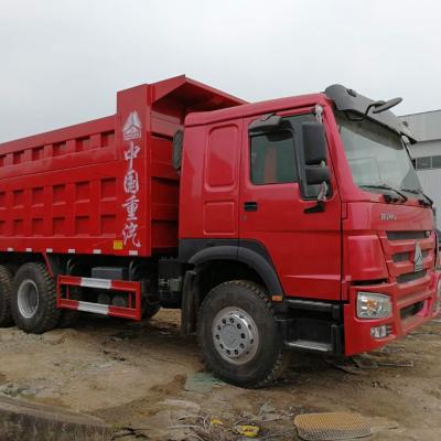 China Second Hand 371hp Dump Truck Used Howo 6x4 Tipper Truck with Multimedia System 10 Wheel for sale