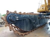China Amphibious Excavator Swamp Buggy with Strong Engine Used Cat 320C in Good Condition for sale