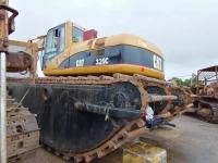 China Amphibious Excavator Swamp Buggy with Strong Engine Used Cat 320C in Good Condition for sale