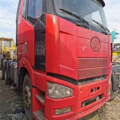 China FAW Used Tractor Truck 6x4 Truck Head with Manual Transmission and Good Condition for sale