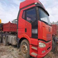 China FAW Used Tractor Truck 6x4 Truck Head with Manual Transmission and Good Condition for sale