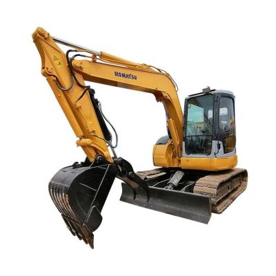China Japan Komatsu PC 78US Crawler Excavator Used Mini Digger PC78US-6 with Log Fork for sale