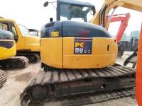 China Japan Komatsu PC 78US Crawler Excavator Used Mini Digger PC78US-6 with Log Fork for sale