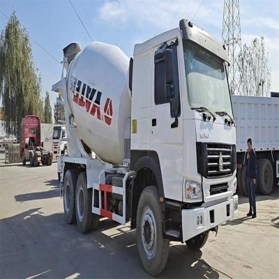 China 7M³/H Productivity Used HOWO Concrete Mixer Truck 6*4 371HP 375HP in Good Condition for sale