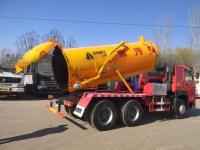 China Used Howo 336 Sewage Suction/Vacuum Truck Your Solution for Industrial Cleaning for sale