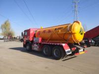China Euro 3 336hp Used Howo 6*4 Vacuum Truck 10 cbm Sewage Suction Truck in Good Condition for sale
