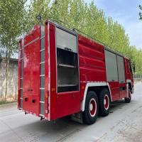 China Good Condition Red Diesel Fuel Type Howo Fire Fighting Truck 16cbm Manual Transmission for sale