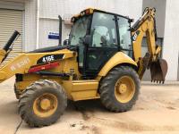 China 6792 10200 kg Machine Weight Used Caterpillar 416E Backhoe Loader 162 kw Original Now for sale
