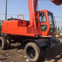 China 13 Ton Used Doosan DH130W Wheel Excavator with Original Hydraulic Cylinder in Dubai for sale