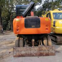 China 2016 Year Original Engine Doosan DX60W-9C Wheel Excavator in Korea with Rubber Tire for sale