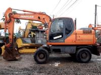 China Original Engine Doosan DX140W Excavator Machine 140 Model DX140 Wheel 14ton-Excavator for sale
