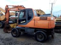 China Original Engine Doosan DX140W Excavator Machine 140 Model DX140 Wheel 14ton-Excavator for sale