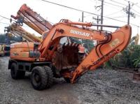 China Original Engine Doosan DX140W Excavator Machine 140 Model DX140 Wheel 14ton-Excavator for sale