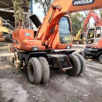 China 2017 South Korea Used Doosan DH150W-7 Wheel Excavator with 0.57m3 Bucket Capacity for sale
