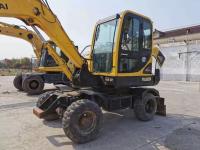 China 0.2m3 Bucket Capacity 42kw 6 Ton Hyundai 60W 4WD Mini Used Hydraulic Wheel Excavator for sale