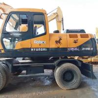 China Buy Used Original 210W Hyundai Excavator 21 Ton Robex 210 Excavadora at Affordable for sale