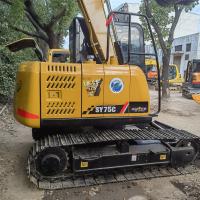 China Original Engine and Sany Hydraulic Pump 7 Ton Sany SY75C Excavator Ideal for Excavating for sale