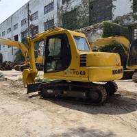 China Japan Komatsu PC60 60 Mini Used Crawler Excavator with Original Hydraulic Cylinder for sale