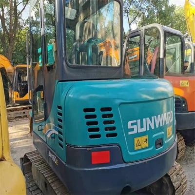 China Affordable SUNWARD SWE 60E 6 Ton Mini Crawler Excavator with Original Hydraulic Valve for sale