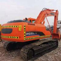 China Used Doosan DH220 LC-7 Crawler Excavator from South Korea with 108 kW Engine Power for sale