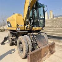 China 18000 KG CAT 317 Hydraulic Wheel Excavator for Digging 0.72 m3 Bucket Capacity Suitable for sale