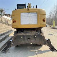 China 18000 KG CAT 317 Hydraulic Wheel Excavator for Digging 0.72 m3 Bucket Capacity Suitable for sale