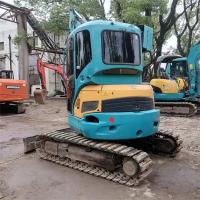 China Original Paint Kubota Mini Excavator 135 Used Hydraulic 3.5 Tons with Cab Boom Swing for sale