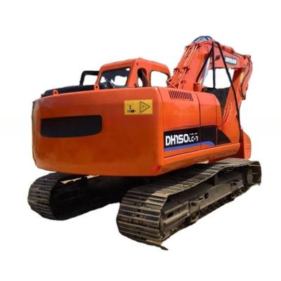 China Doosan DH150 150LC-7 Crawler Excavator from South Korea with 0.75 m3 Bucket Capacity for sale