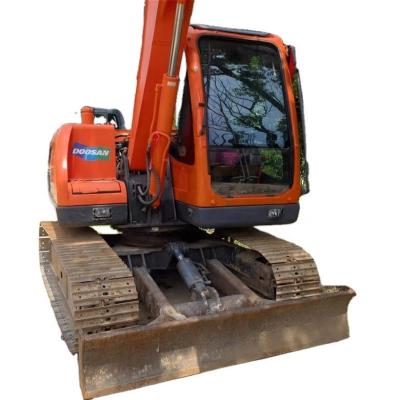 China Used Doosan DX75 DX75-9C Crawler Excavator from Korea 7 Ton Good Condition Ready for sale