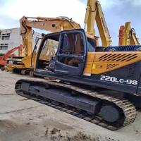 China Used Hyundai 220LC-9S Crawler Excavator in Perfect Condition 112 KW Hydraulic Pump for sale