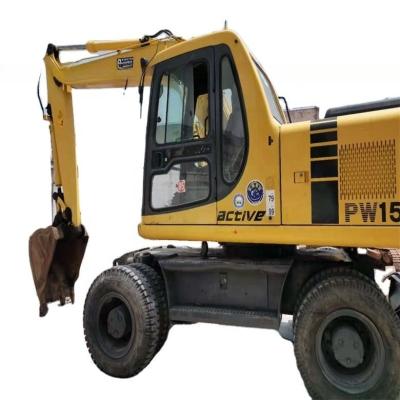 China Japan Made Used Komatsu PC150 Excavator Hydraulic Pump Original Machine Weight 19500 KG for sale