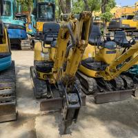 China Used Komatsu PC10MR PC10 10 Mini Excavator Digger 1 Tons in Great Condition Japan Made for sale