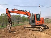 China Moving Type Crawler-type 14ton Excavator Hitachi ZX135US-6 in Lower Working Condition for sale