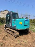 China Second Hand 7.5ton Kobelco SK75-8 Excavator with Crawler Chain and Low Working Hours for sale
