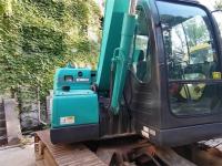 China Second Hand 7.5ton Kobelco SK75-8 Excavator with Crawler Chain and Low Working Hours for sale