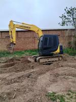 China 8ton HYUNDAI R80-7 Mini Crawler Excavator Perfect for Small to Medium-Sized Projects for sale