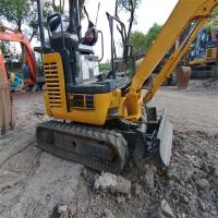 China Almost 1.8 Ton Original Color Komatsu PC18 MR-2 Crawler Excavator 3D67E1 Japan for sale