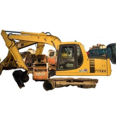China 12 Ton Japan Komatsu PC 120 Crawler Excavator with 3.62L Displacement and Original Color for sale