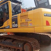 China 23 Tons Used Komatsu PC 220 Excavator from Japan Good Condition Hydraulic Valve Origin for sale