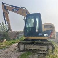 China 12 Ton CAT 312D Crawler Excavator Machine Used Refurbished with Origin Hydraulic Pump for sale