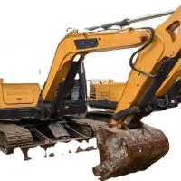 China Origin Hydraulic Cylinder 6 Tons SANY SY 55C Crawler Excavator with Low Working Hours for sale