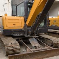 China Origin Hydraulic Cylinder 6 Tons SANY SY 55C Crawler Excavator with Low Working Hours for sale