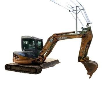 China America Made 5.5 Ton Used CASE CX55B Mini Excavator Digger with Low Working Hours for sale