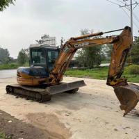 China America Made 5.5 Ton Used CASE CX55B Mini Excavator Digger with Low Working Hours for sale