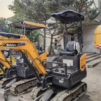 China 2021 Used SANY SY 16C Crawler Excavator with Original Hydraulic Valve in Good Condition for sale