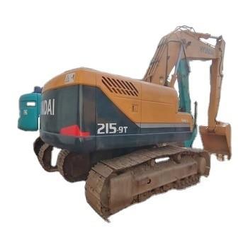 China Used Hyundai R215-9T Excavator in Good Condition 22ton Second Hand Crawler Excavator for sale