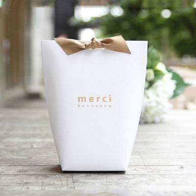 China 250g Cardboard Jewelry Packaging Paper Gift Bags Offset Printing for sale