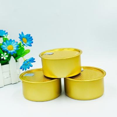 China Golden Empty Aluminum Can Empty Food Tin Cans 1oz 2oz 3.5oz for sale