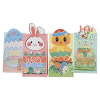 China Easter Day Food Takeaway Paper Biodegradable Bags 12g For Cake Bread for sale