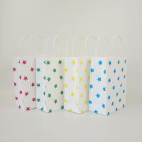 China 250g White Kraft Paper Packaging Printed Paper Bags 25g/Pcs for sale